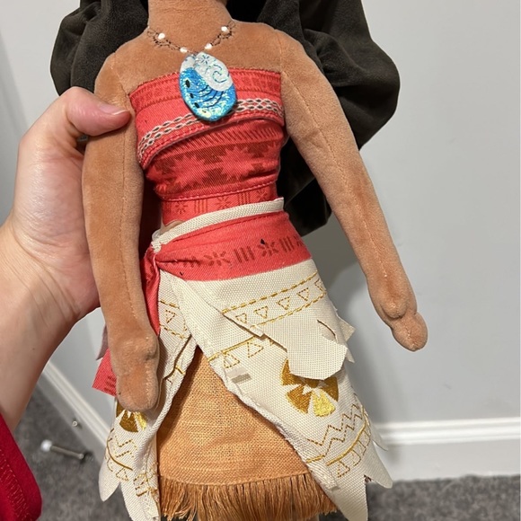 Disney | Toys | Disney Store Teenager Moana Plush Doll 2 Soft Tribal ...